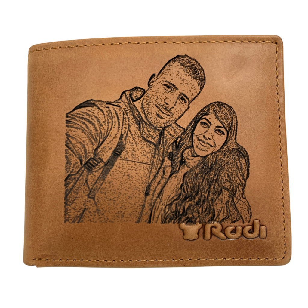 ארנק עם חריטה לגברים - Engraving Wallets